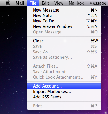 Apple Mail Settings | Computing & Communications Services
